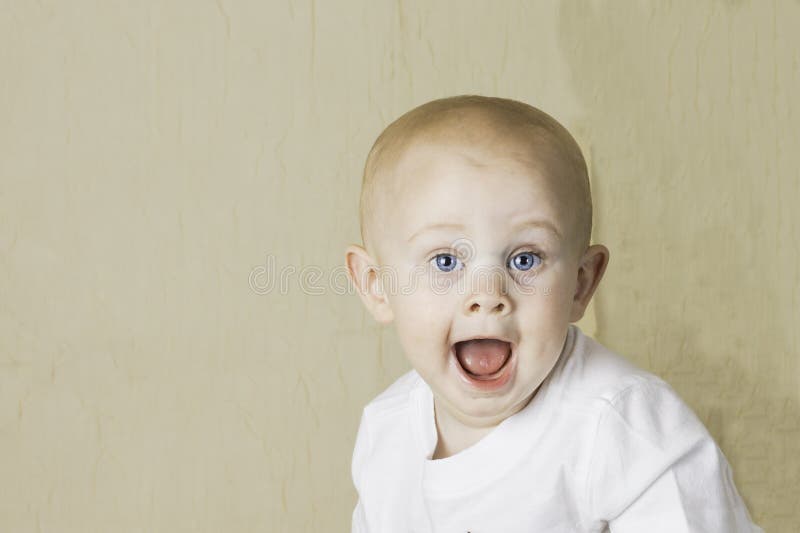 Boy with Shocked Expression Stock Photo - Image of adorable, caucasian ...