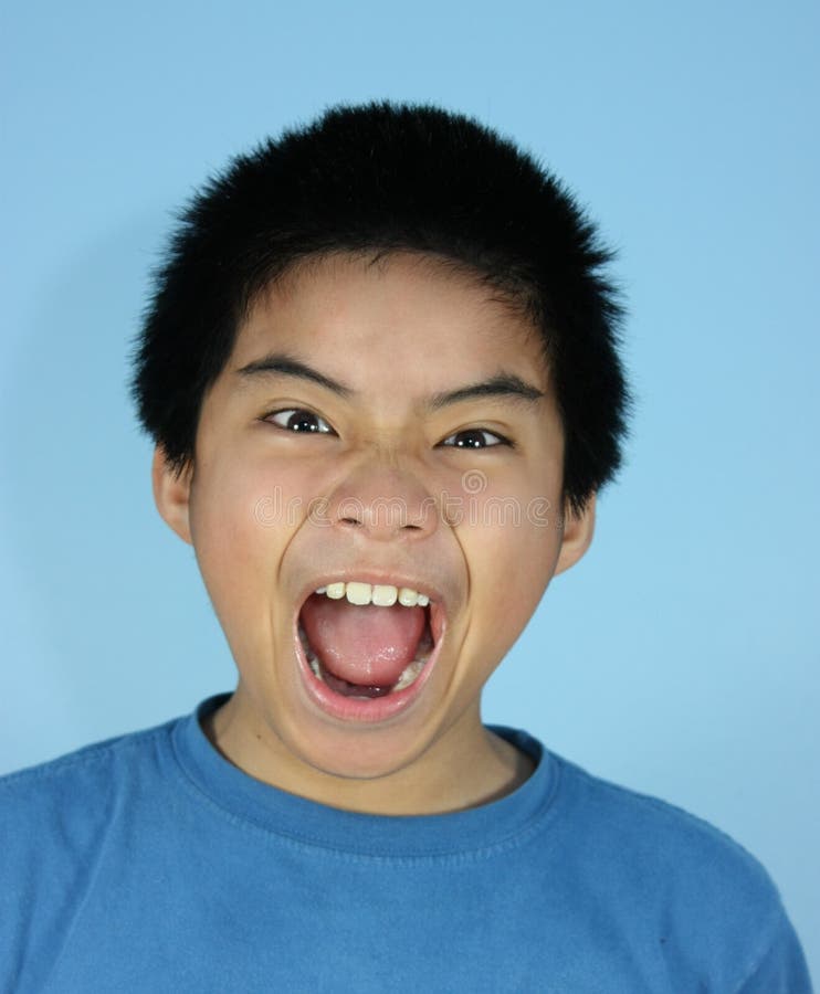 Boy Shouting stock photo. Image of shout, horizontal, charming - 3176816