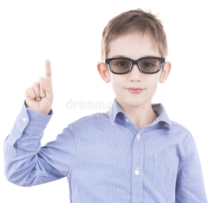 Boy showing up stock photo. Image of shirt, portrait - 66030166