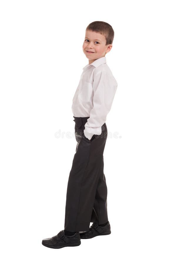 Boy side view isolated stock image. Image of modeling - 30430981