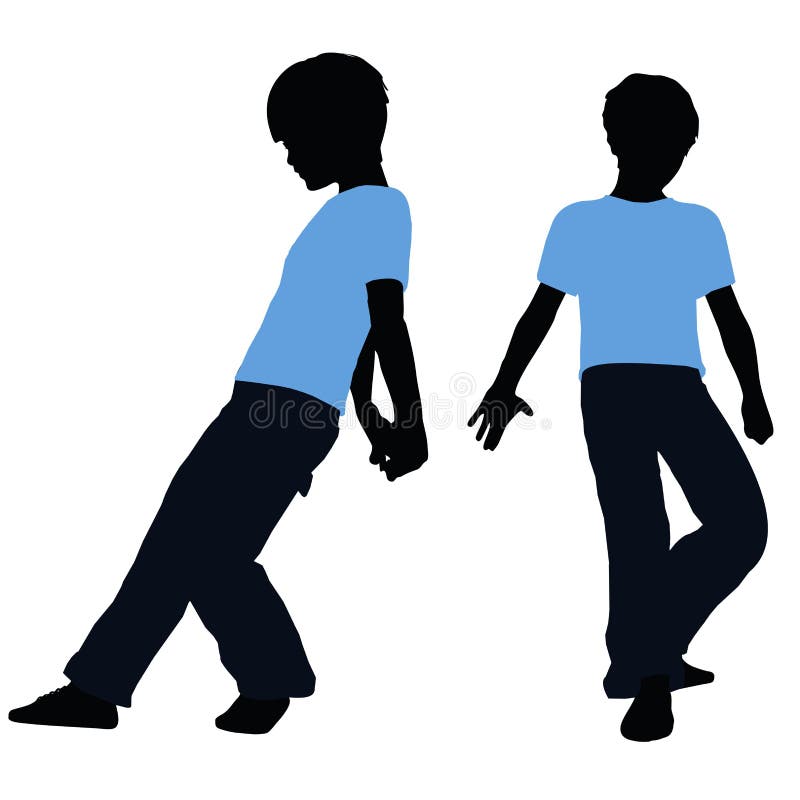 Pushing Pose Stock Illustrations – 338 Pushing Pose Stock Illustrations ...