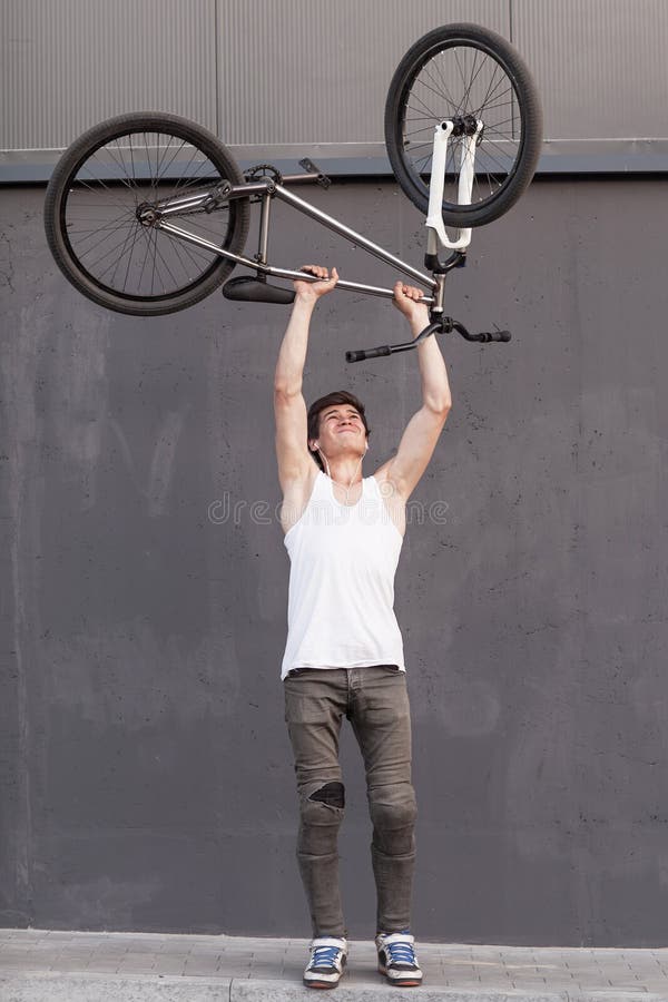 Man Bicycle Overhead Stock Photos - Free & Royalty-Free Stock Photos ...