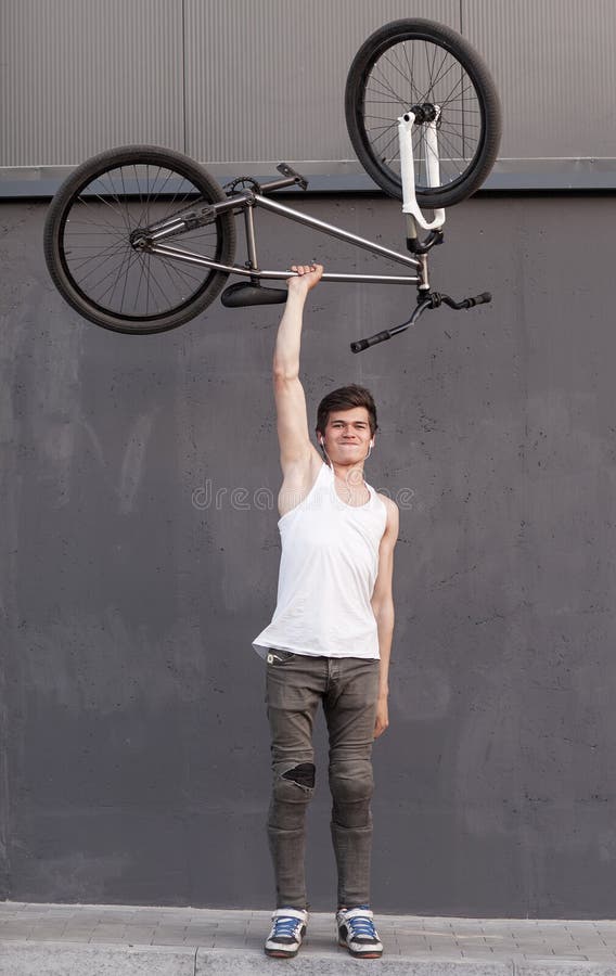 Man Bicycle Overhead Stock Photos - Free & Royalty-Free Stock Photos ...