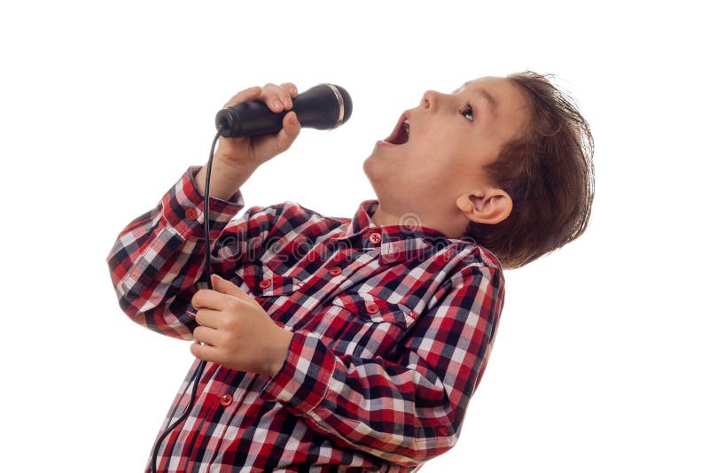 Boy Yelling Microphone Stock Photos - Free & Royalty-Free Stock Photos ...
