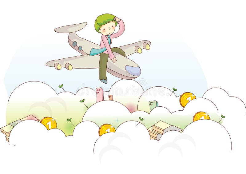 Boy Aeroplane Stock Illustrations – 1,324 Boy Aeroplane Stock ...