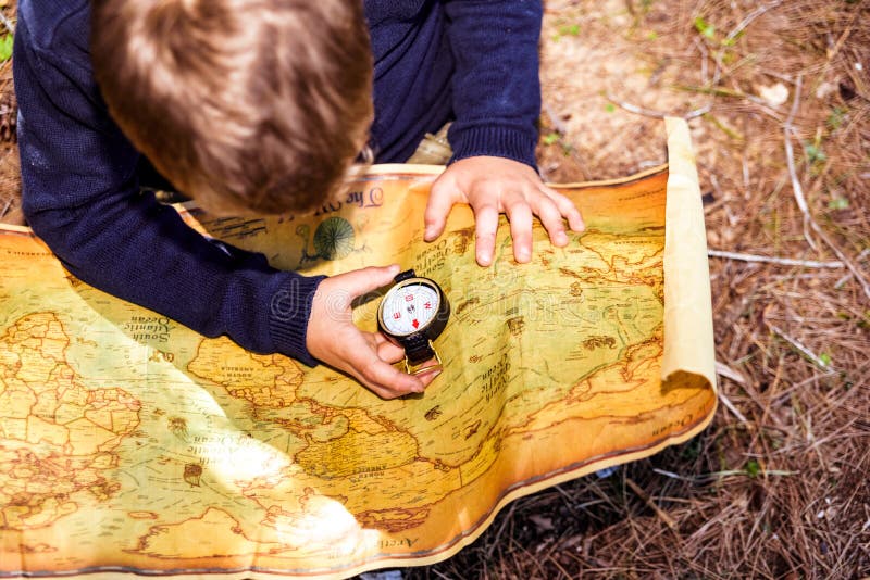 Child Using Compass Stock Photos - Free & Royalty-Free Stock Photos ...