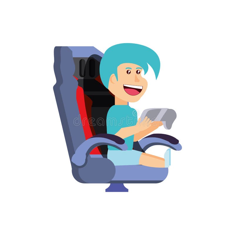 Cute Guy Playing Video Game Stock Illustrations – 40 Cute Guy Playing ...