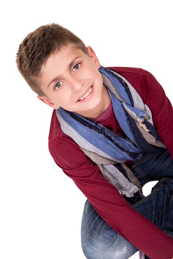 Boy sitting stock photo. Image of childhood, children - 43581402