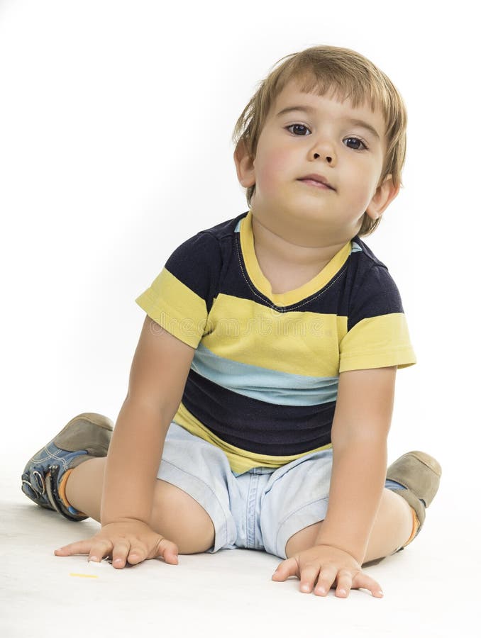 Boy sitting still stock photo. Image of white, quiet - 76366862