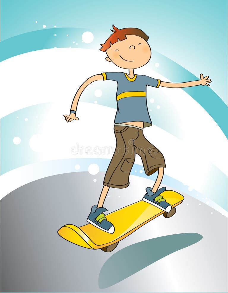 Boy Skateboard Stock Illustrations – 10,591 Boy Skateboard Stock ...
