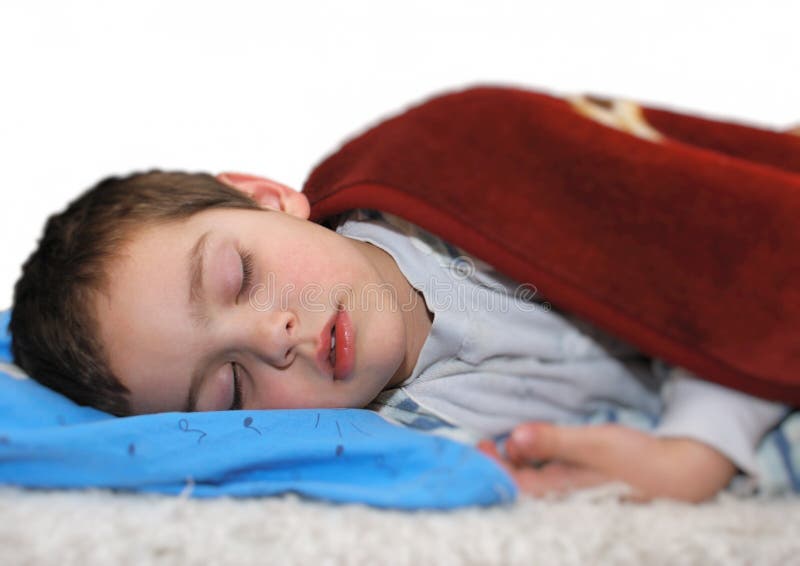 Sleeping boy stock image. Image of cute, rest, tired, relax - 1163189
