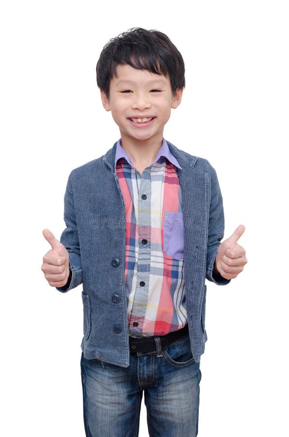 Boy smiles over white stock photo. Image of fashion, smiling - 66397044