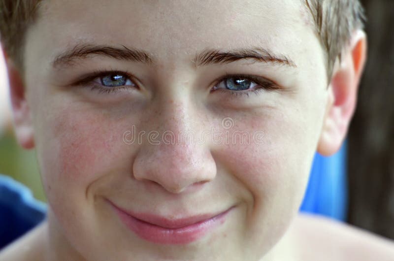 Boy Smiling Face stock photo. Image of face, people, childhood - 31439052