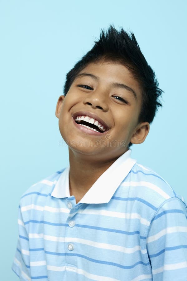 Boy Smiling Happily. Conceptual Image Stock Photo - Image of enjoyment ...