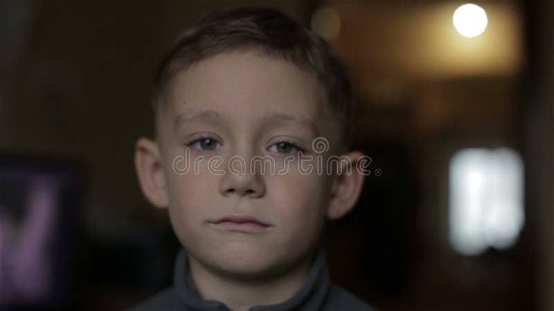 Boy Smiling without Teeth.Full Hd Video Stock Video - Video of cavity ...