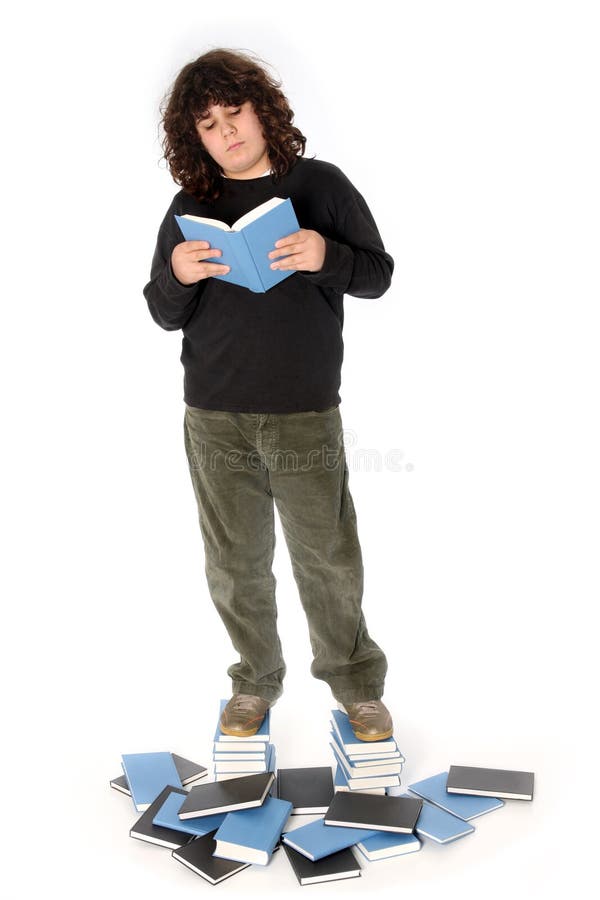 Boy And Books Picture. Image: 20241959