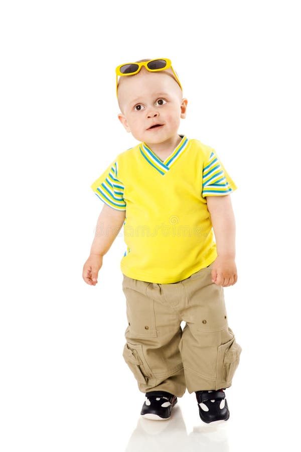 Boy standing stock photo. Image of full, beautiful, playful - 18869104