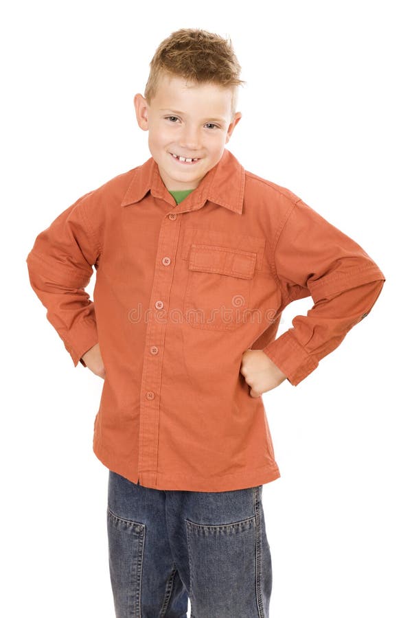 Young Boy with Punk Hairstyle Stock Image - Image of shot, looking ...