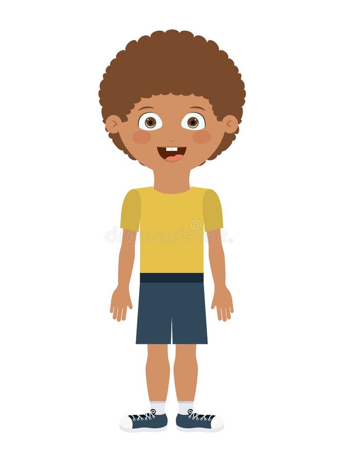 Boy Standing in Front Icon Design Stock Vector - Illustration of male ...