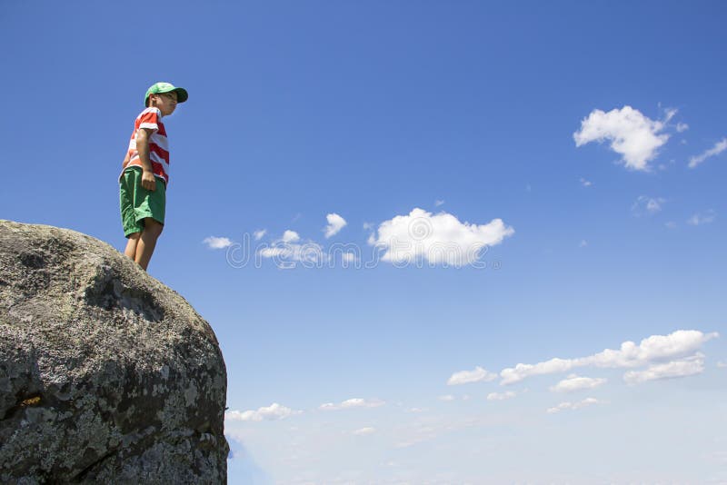Rock Standing in the Middle of the Ocean Stock Photo - Image of waves ...