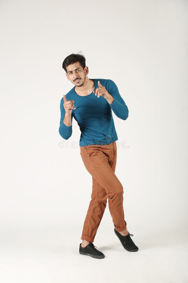 Young Boy Standing in Style. Stock Image - Image of dashing, cool ...