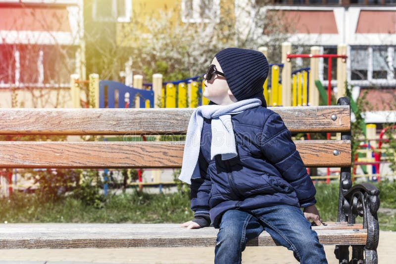 Boy on the street stock image. Image of playground, child - 53023625