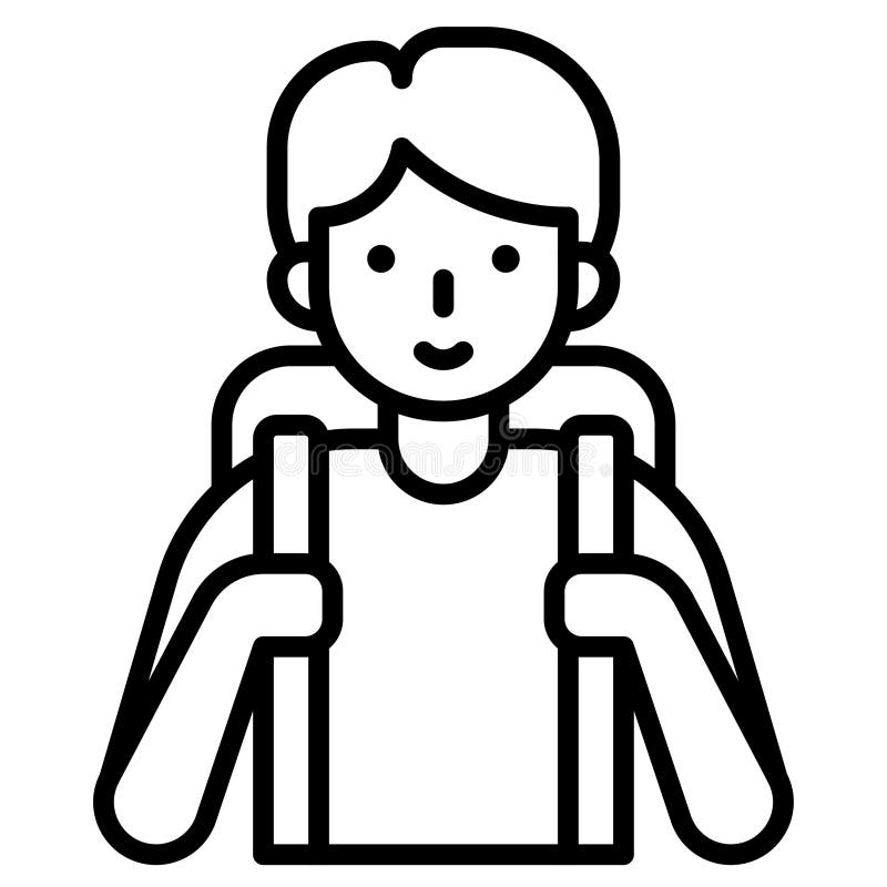 Boy Student Icon, an Avatar that is Related To Education Stock Vector ...
