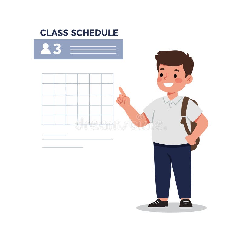 Illustration Kid Life Schedule Stock Illustrations – 523 Illustration ...