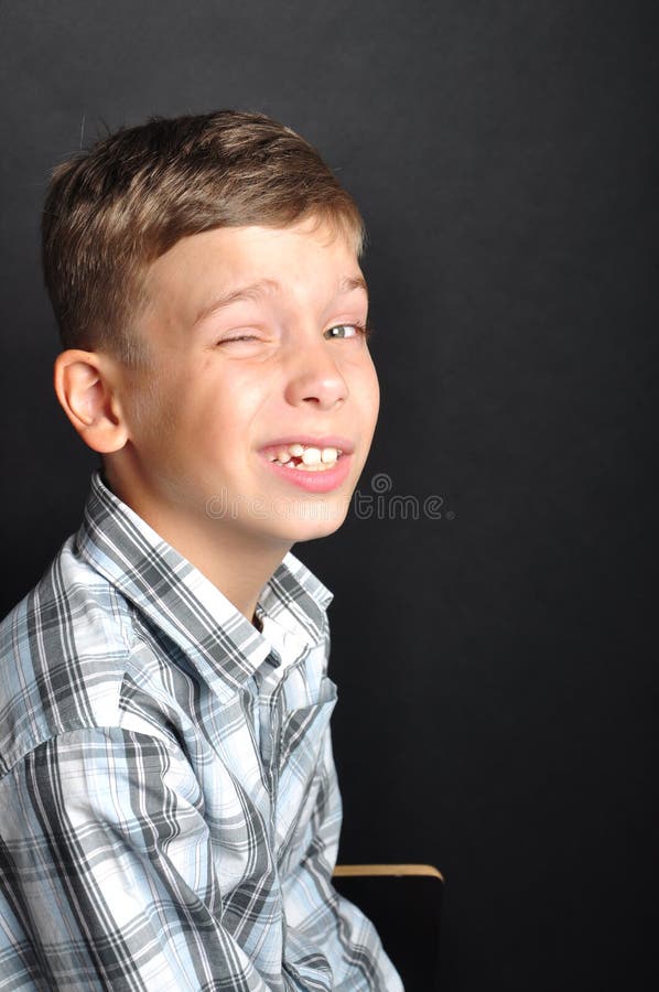 Boy in the studio stock photo. Image of human, emotional - 28187918