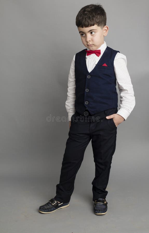 Boy in Studio stock image. Image of schoolboy, cute, little - 78248151