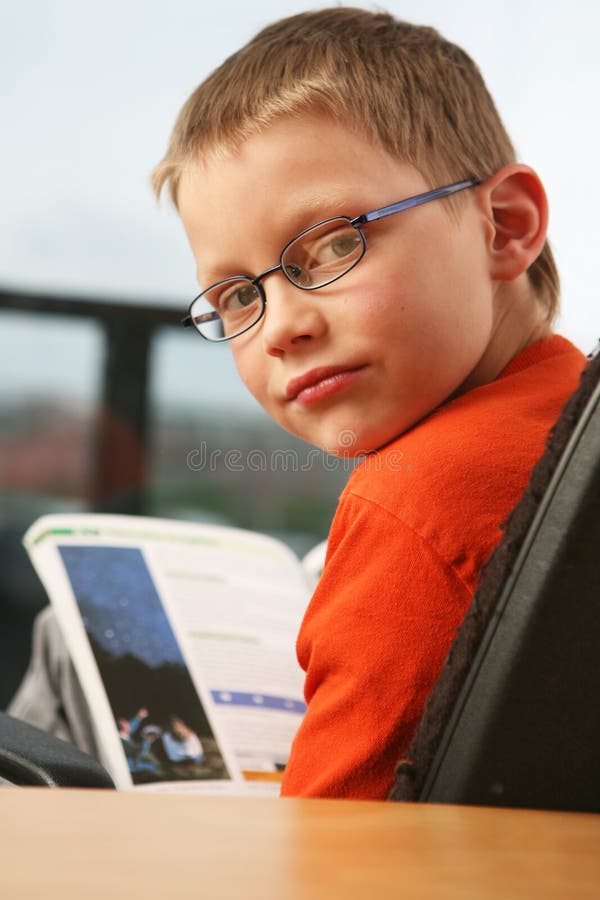 Boy Studying Picture. Image: 9428175