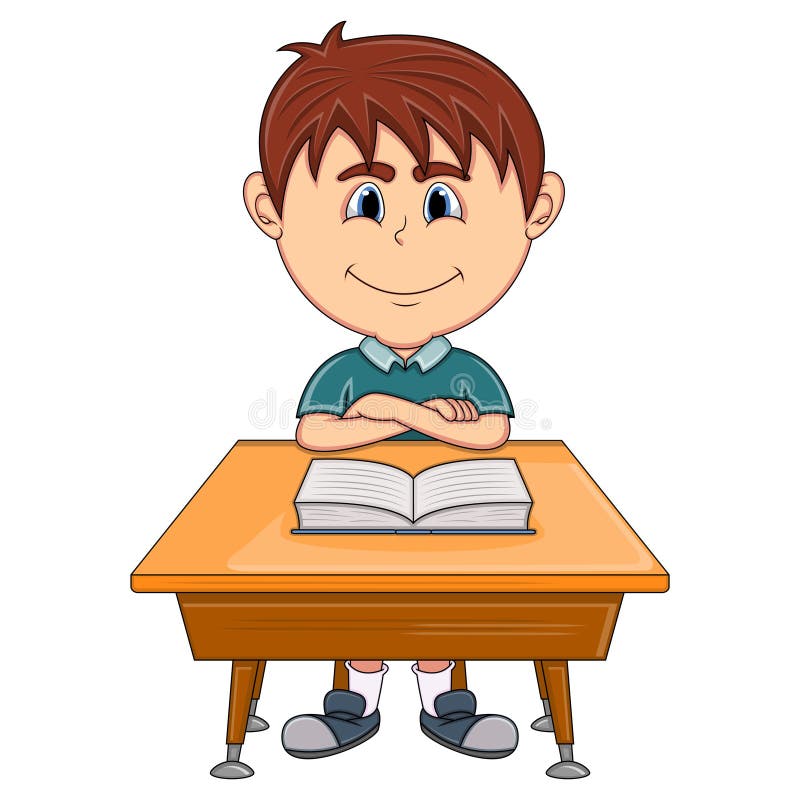 School table stock vector. Illustration of classroom - 10329578