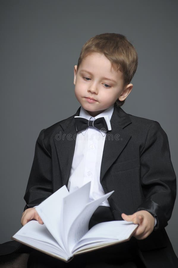 Boy in a suit stock image. Image of necktie, look, child - 25188365