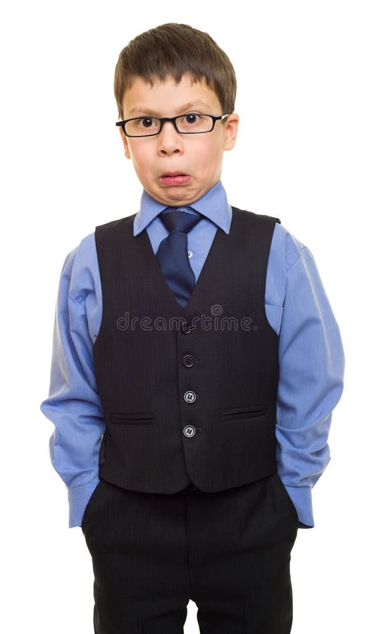Boy in suit stock image. Image of costume, boss, businessman - 51960767