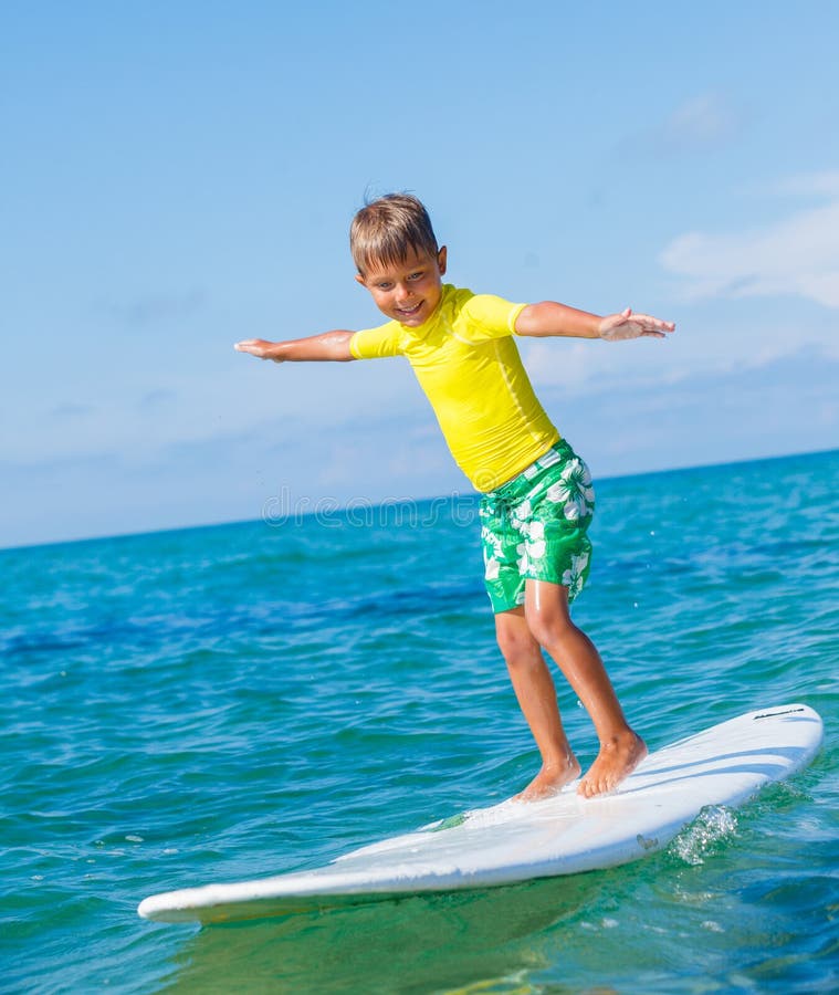 Boy with surf stock photo. Image of face, board, handsome - 54089100