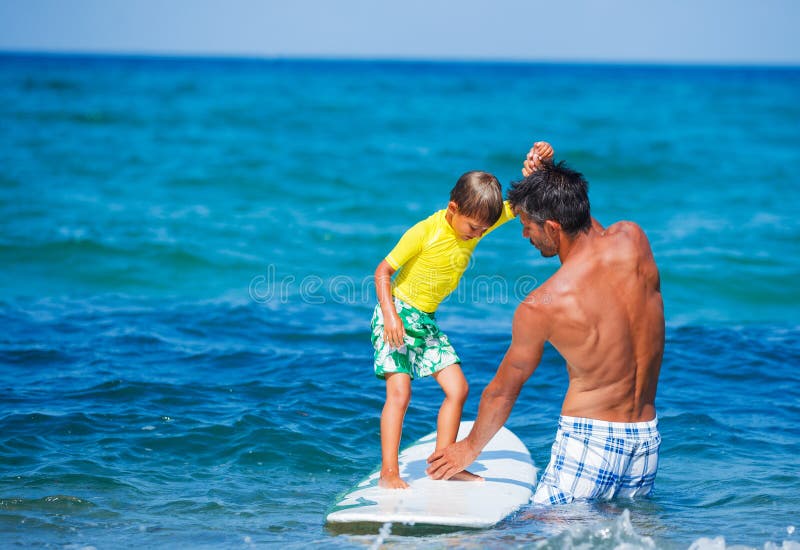 Boy surfing stock photo. Image of active, leisure, seashore - 56380828