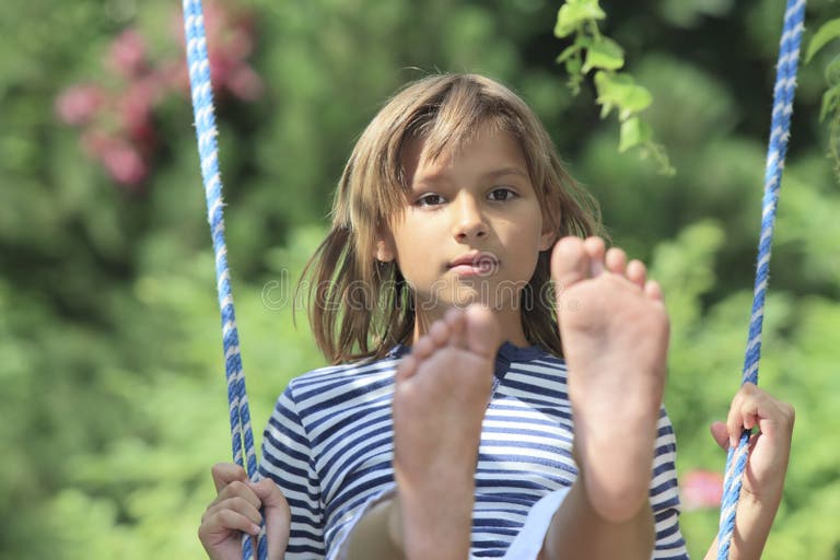 Boy on a swing stock photo. Image of emotions, happiness - 25845958