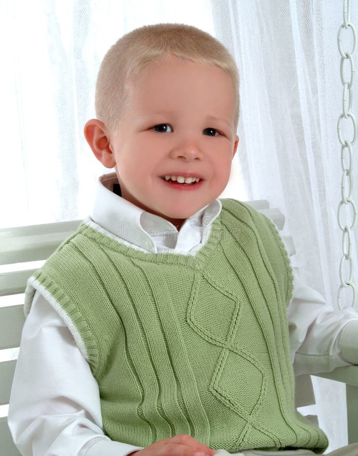Boy On Swing Picture. Image: 4847172