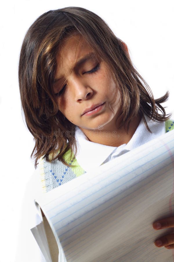 Boy Taking Notes stock photo. Image of student, learning - 5381242