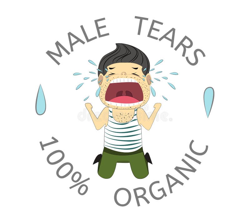 Boy in Tears - Vector Illustration Stock Vector - Illustration of ...