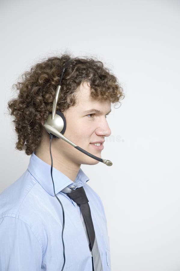 Boy with headphones stock photo. Image of optimistic, handing - 292698