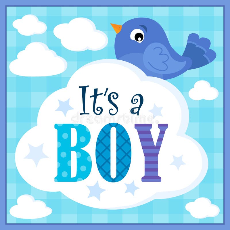 It is a boy theme image 1 stock vector. Illustration of gender - 85687743
