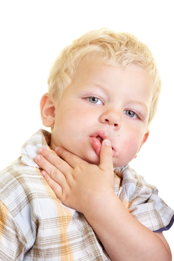 Boy thinking stock image. Image of skeptical, attention - 10454243