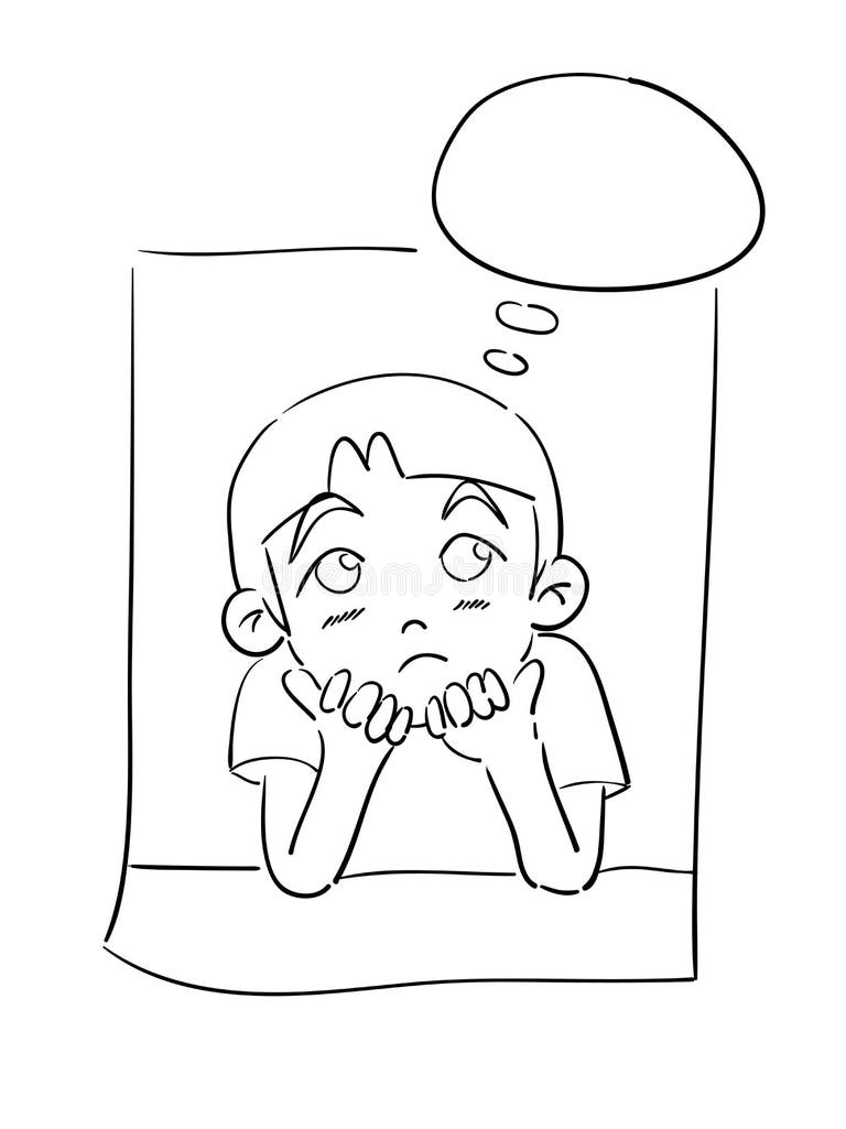 Boy Thinking Stock Illustrations – 10,973 Boy Thinking Stock ...