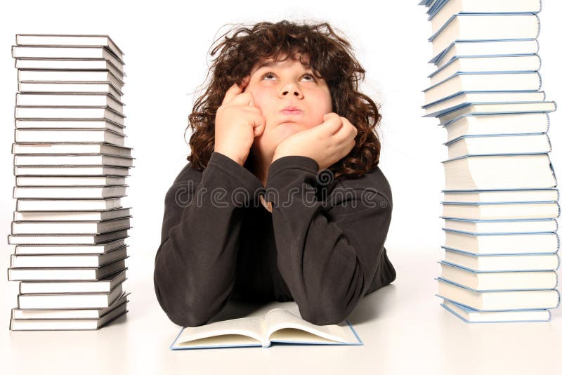 24+ Boy thinking reading book Free Stock Photos - StockFreeImages