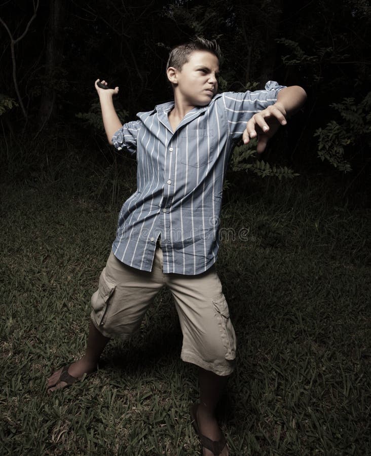 Boy throwing stock image. Image of darkness, discontent - 10515291