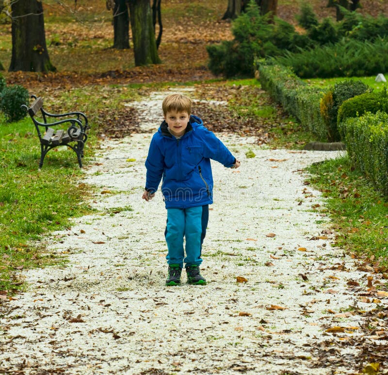 Boy throwing pebbles stock image. Image of outdoor, playful - 81324915