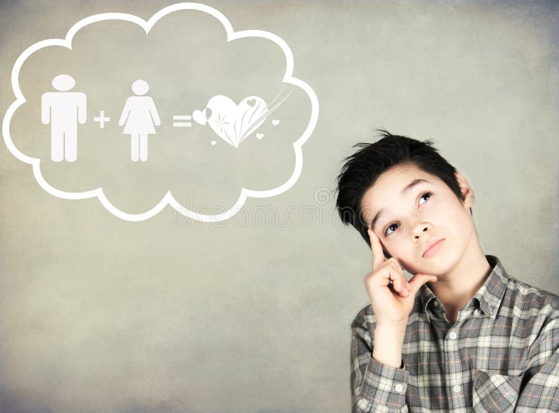 Boy to reflect on love stock photo. Image of human, person - 40223334