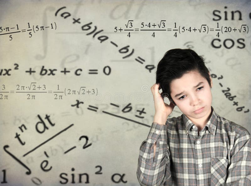 Boy in trouble stock image. Image of learn, figures, student - 40235039