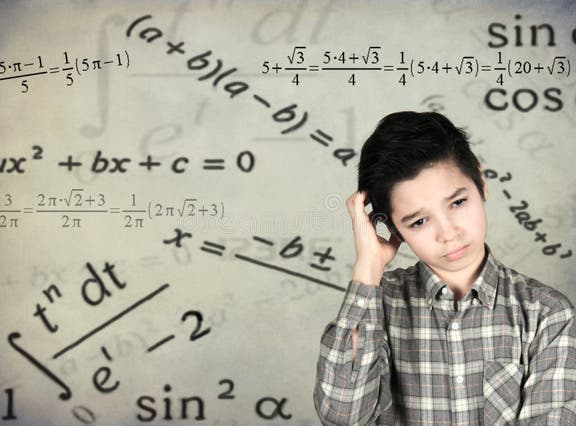 Boy in trouble stock image. Image of learn, figures, student - 40235039